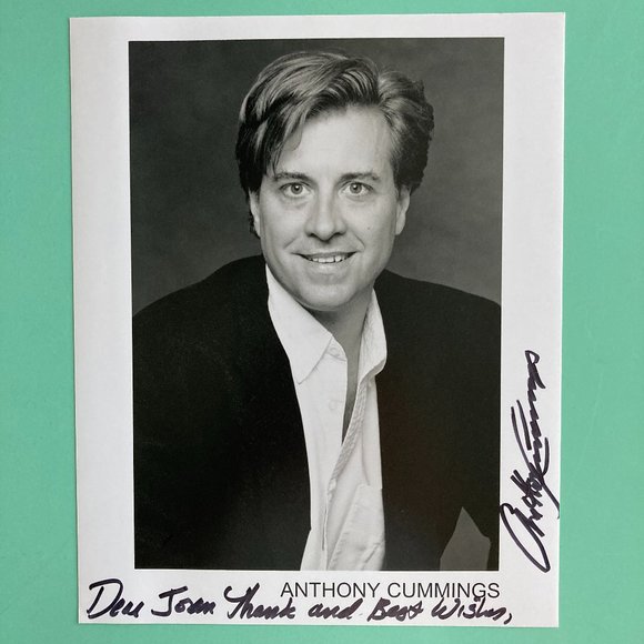 Autograph | Other | Anthony Cummings Tony Signed Inscribed Photo 8x ...